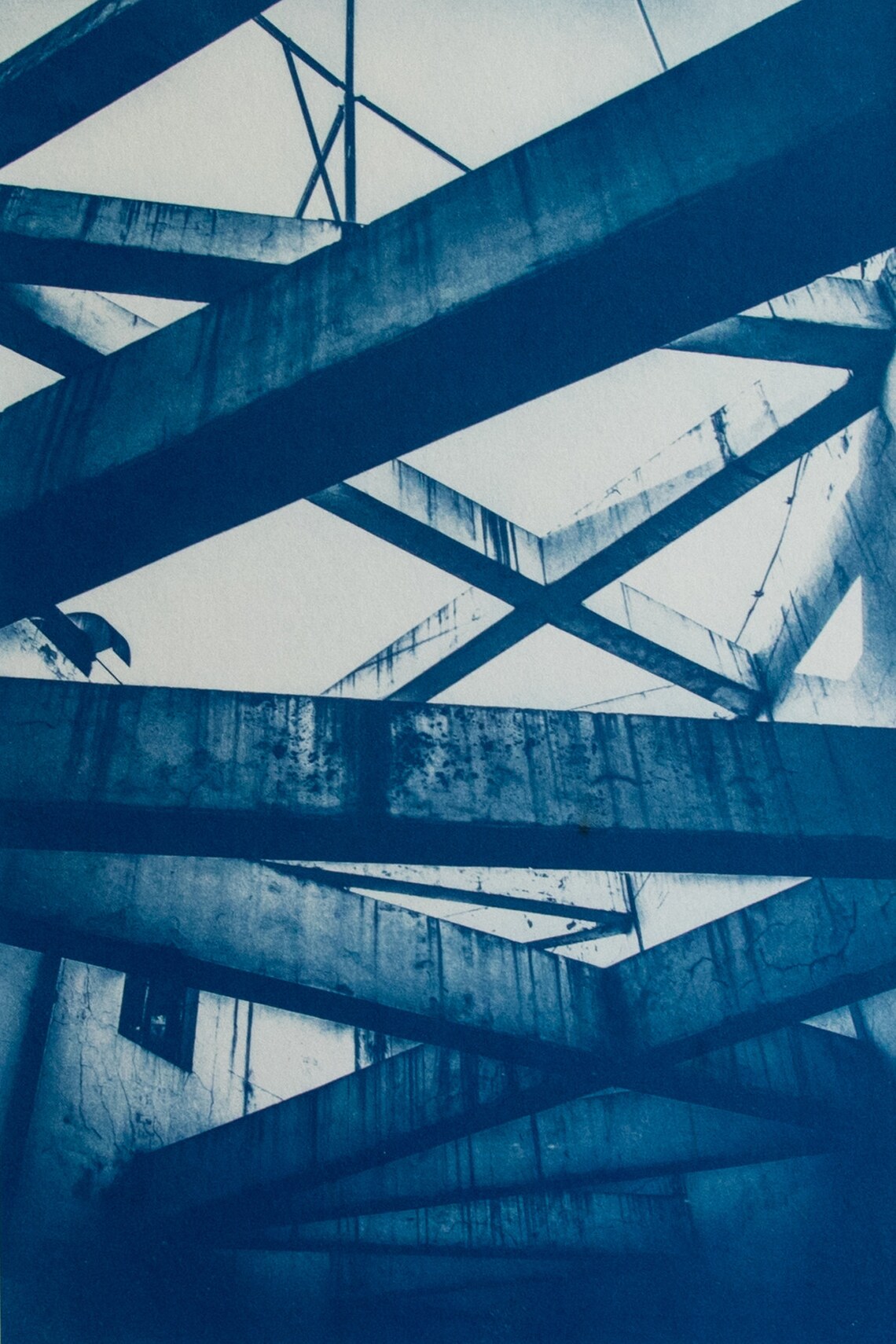 Cyanotype Architecture II | Etsy