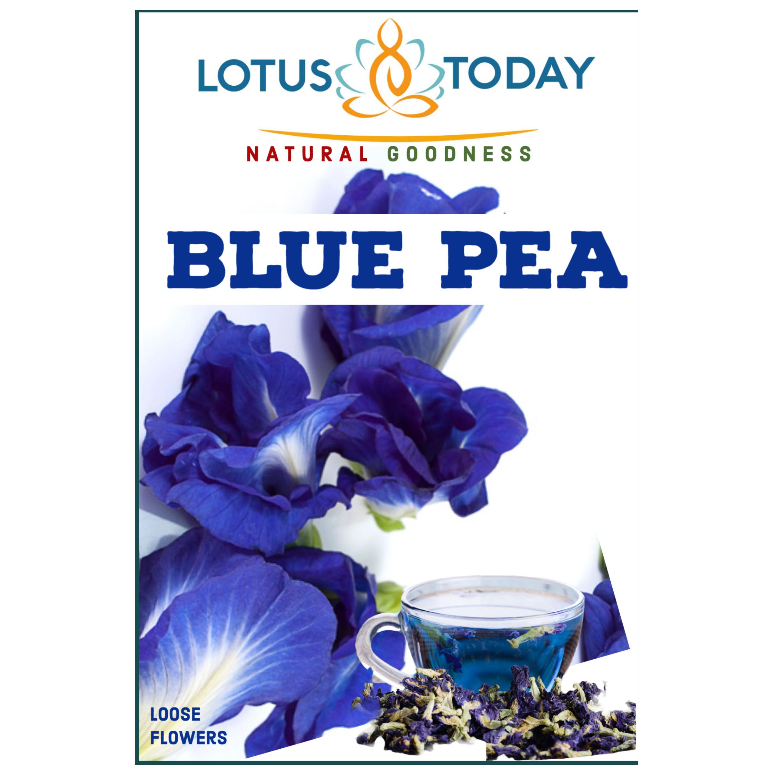 Blue Pea Tea - 25g Premium Quality Whole Loose Dried Blue Pea Herbal ...