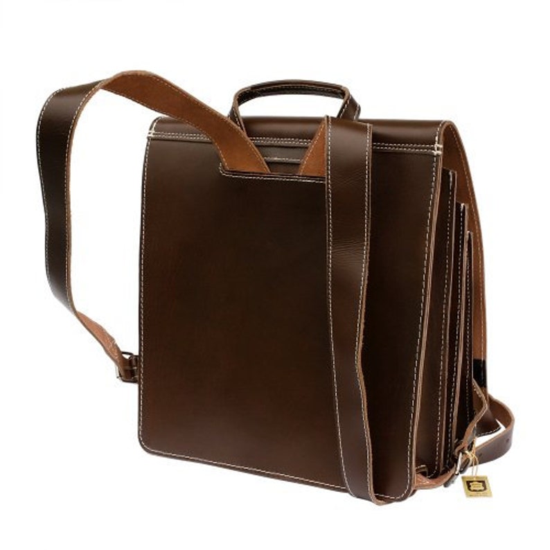 Very Large Leather Backpack / Teacher Backpack for Women and - Etsy