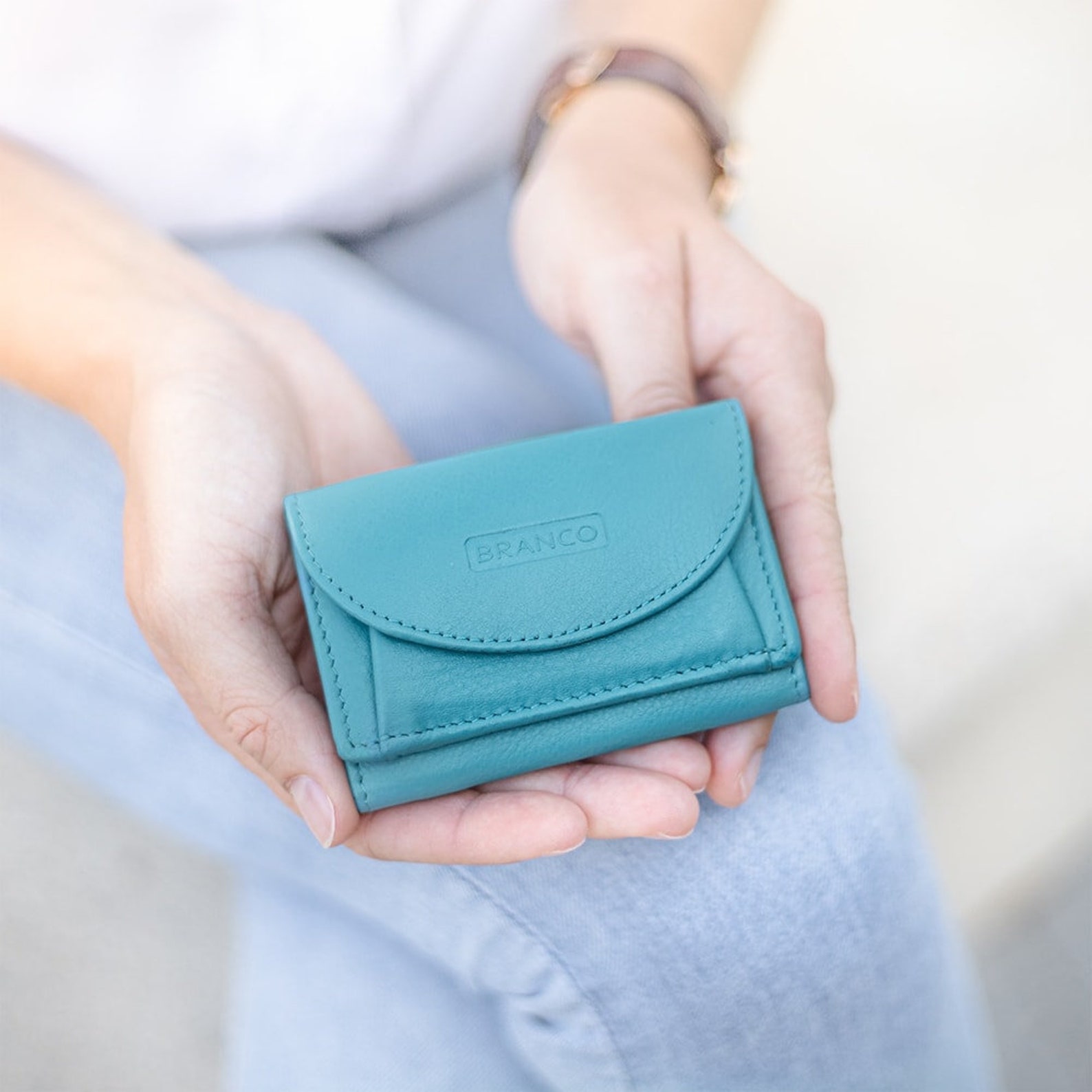 Small Wallet / Mini Wallet Size XS Leather in Red Green - Etsy