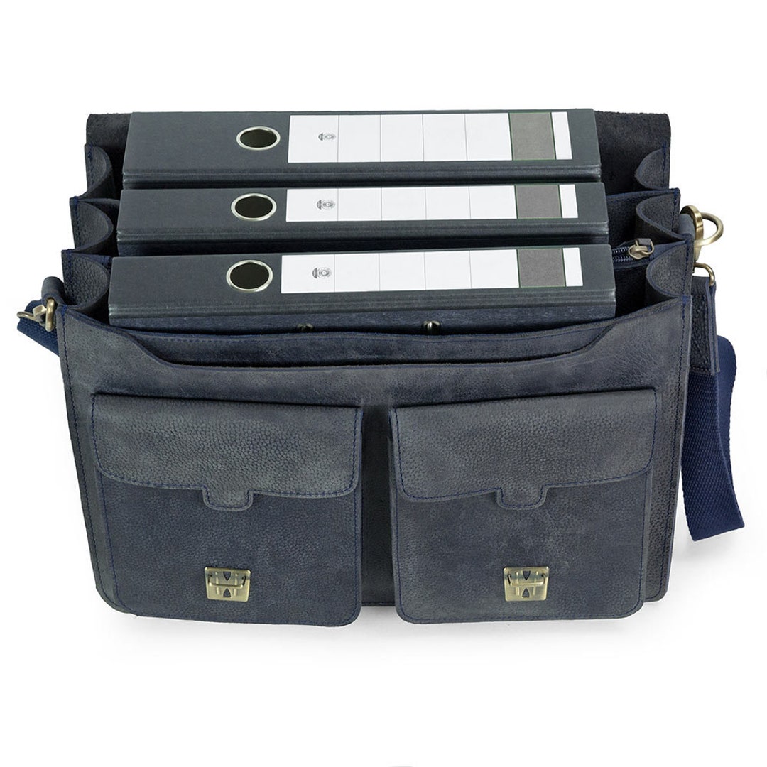Very Large Briefcase / Teacher Bag for Women and Men, Size XL, Buffalo ...