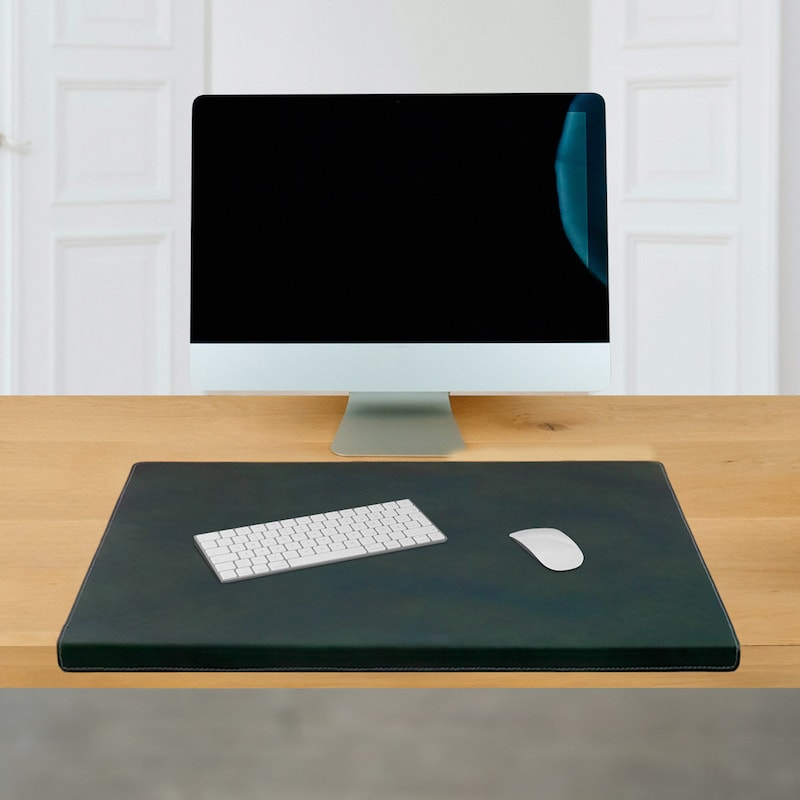 Green Desk Mat - Etsy