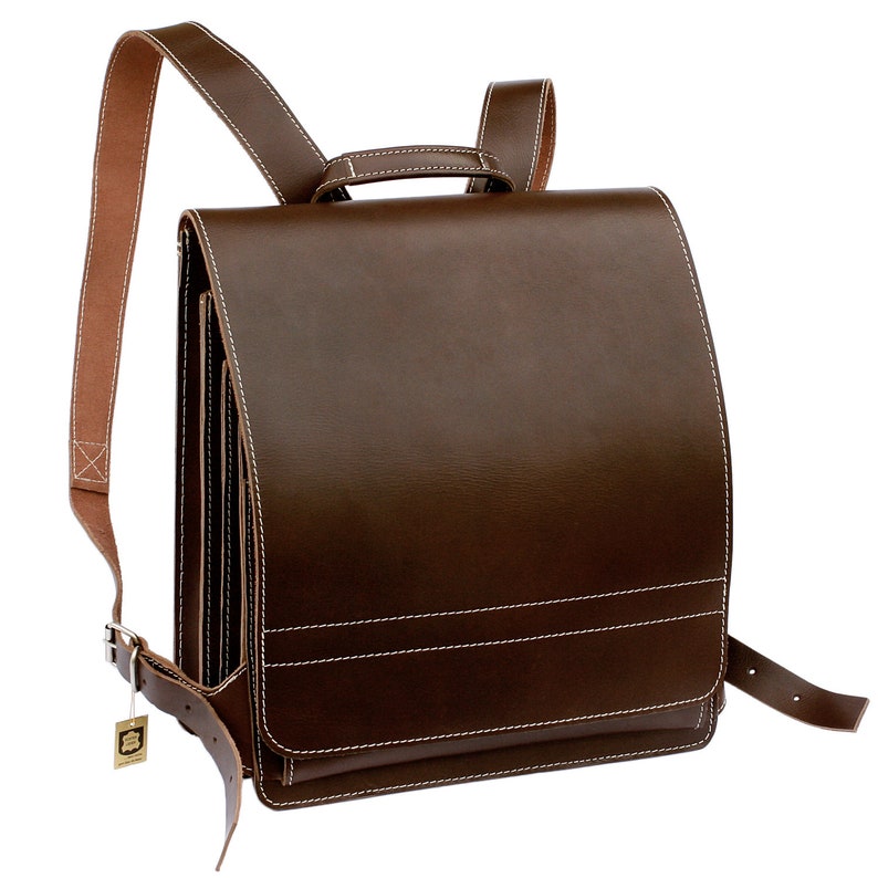 Very Large Leather Backpack / Teacher Backpack for Women and - Etsy