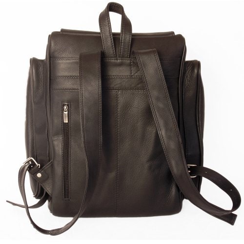 Gift Ideas: Very Large Leather Backpack / Laptop Backpack for | Etsy