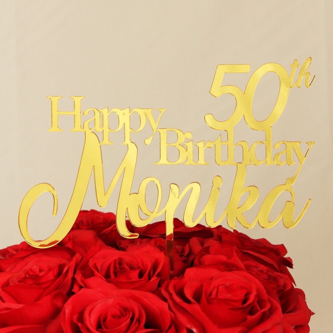 Caketopper Cake Plug Birthday Cake Topper Happy Birthday - Etsy