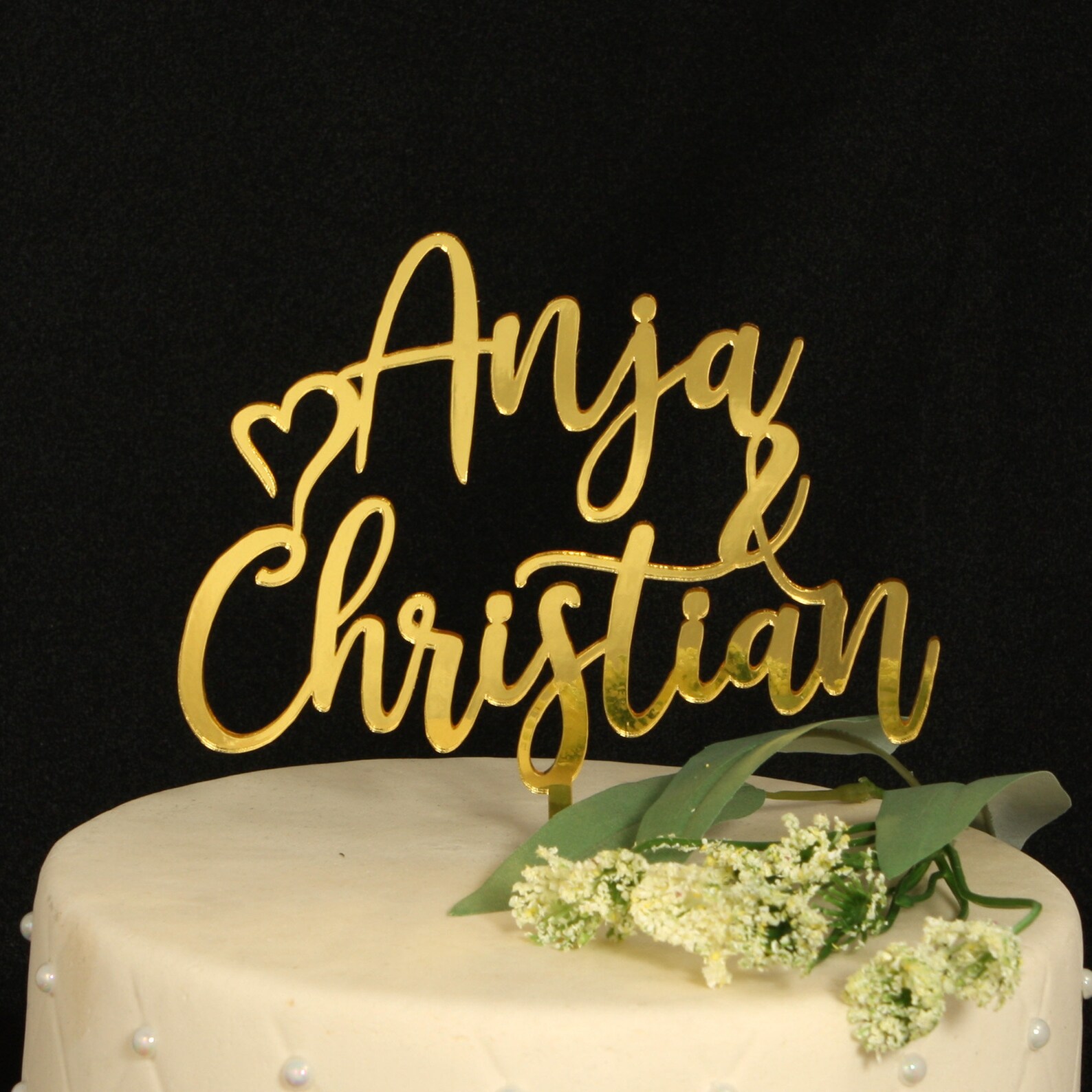 Caketopper cake plug wedding cake topper personalized for the | Etsy