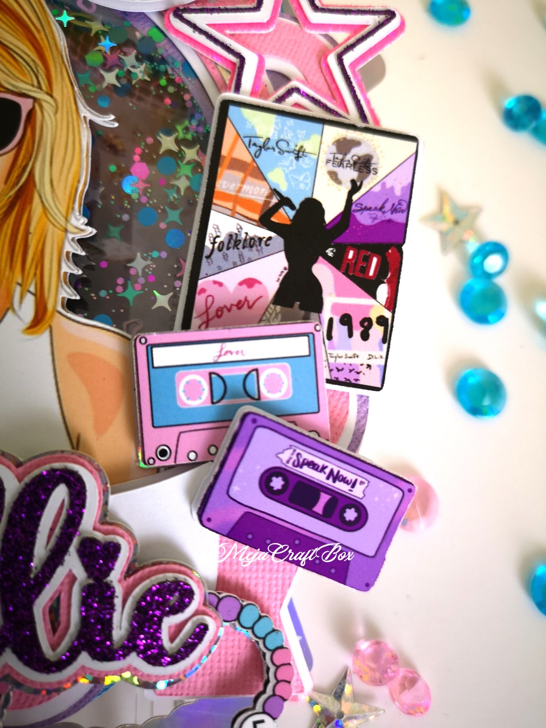 Personalised Singer Taylor Cake Topper, 3D Shaker Cake Decoration - Etsy UK