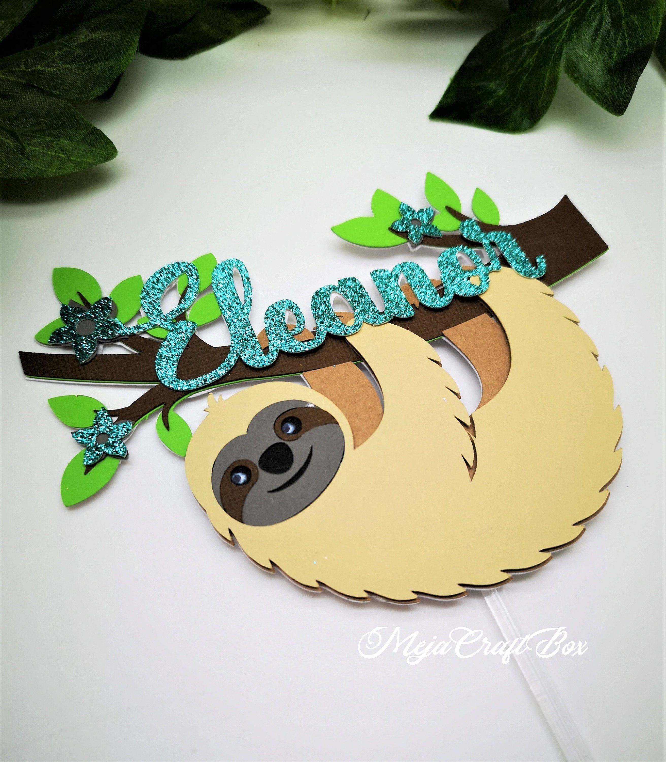 Sloth 3D Cake Topper Cake Decoration Girl/boy Version | Etsy India