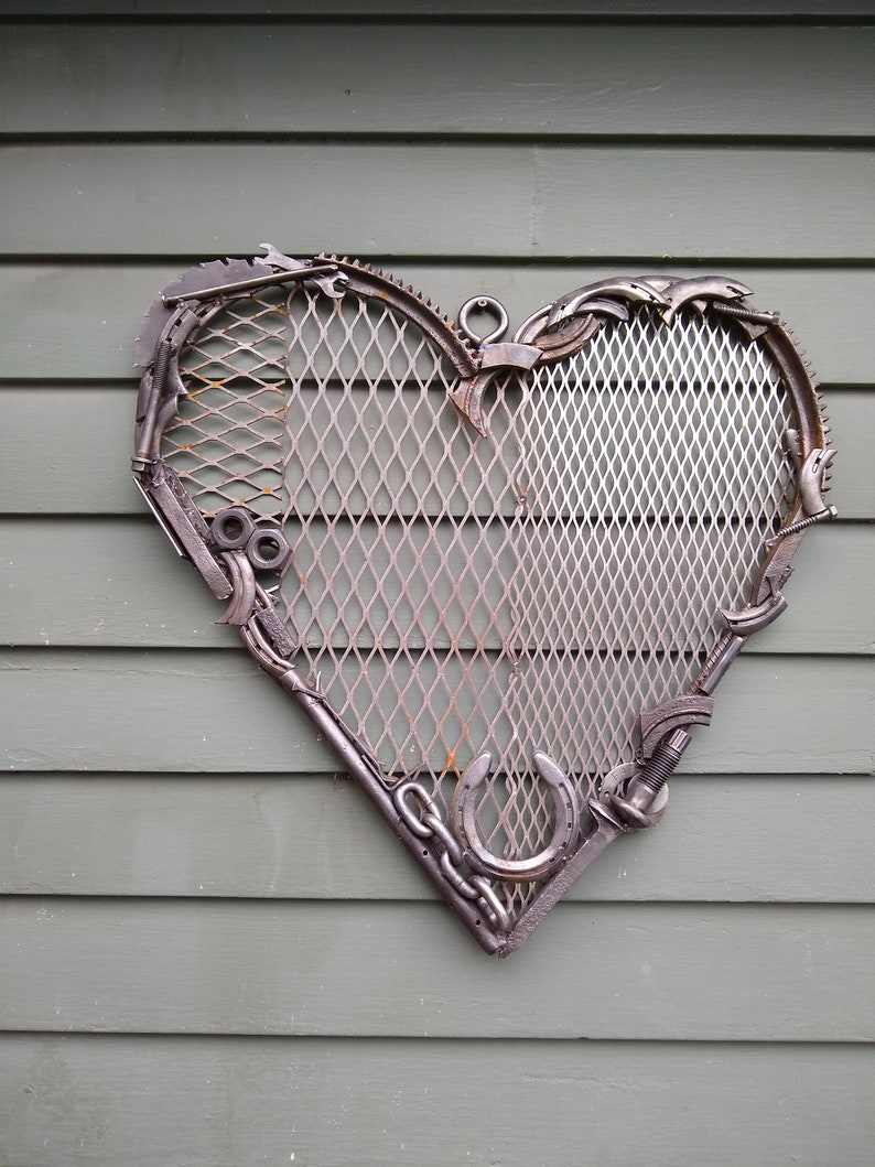 Jagged Heart Hand Made Custom One of a Kind Steel - Etsy New Zealand