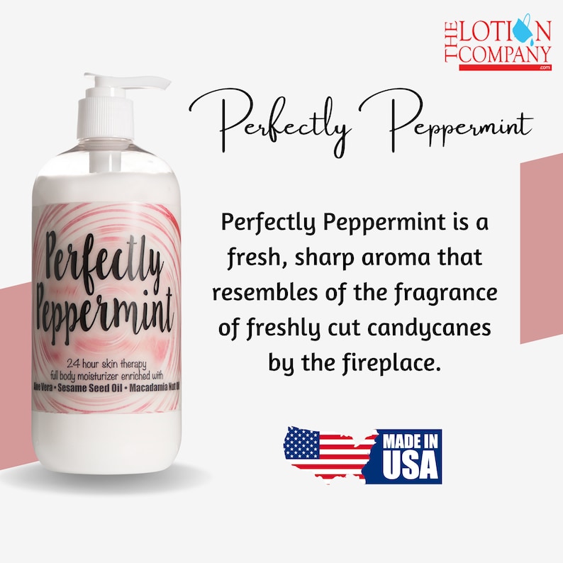 Peppermint Full Body Moisturizer by the Lotion Company, Body Cream ...
