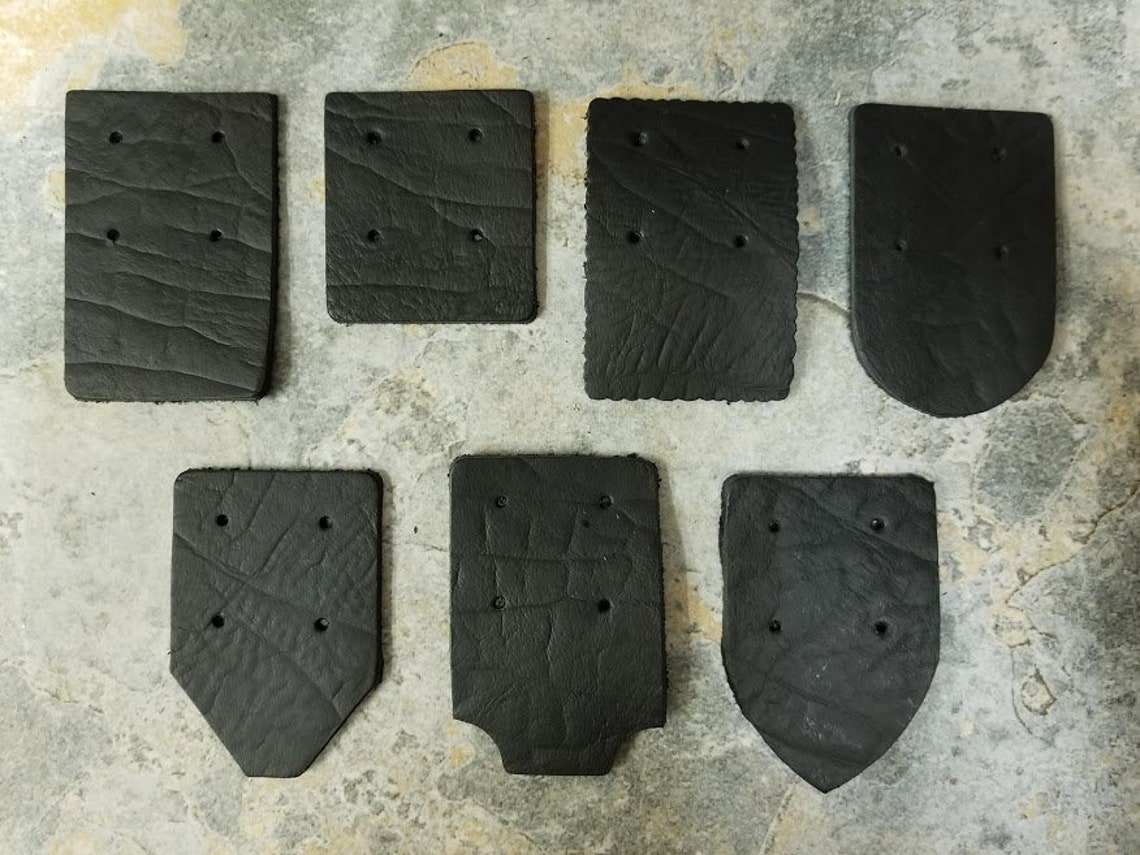 Riveted Lamellar Leather Scales 100 Pk - Etsy