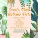 Digital Plant Birthday Invitation | Terrarium Birthday Party Invites ...