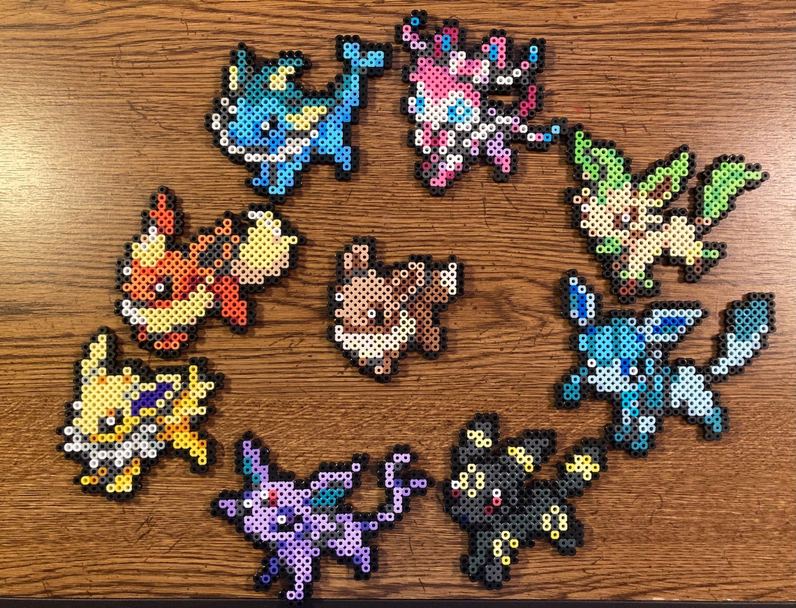 All Eevee Evolution Pokémon Sprites | Etsy