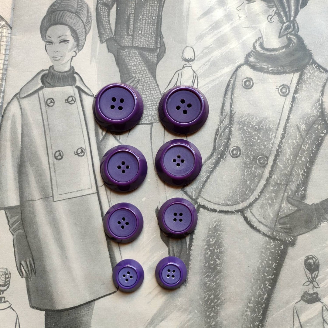 Button in the Shape of a Truncated Pyramid, With a Shiny and Matte ...