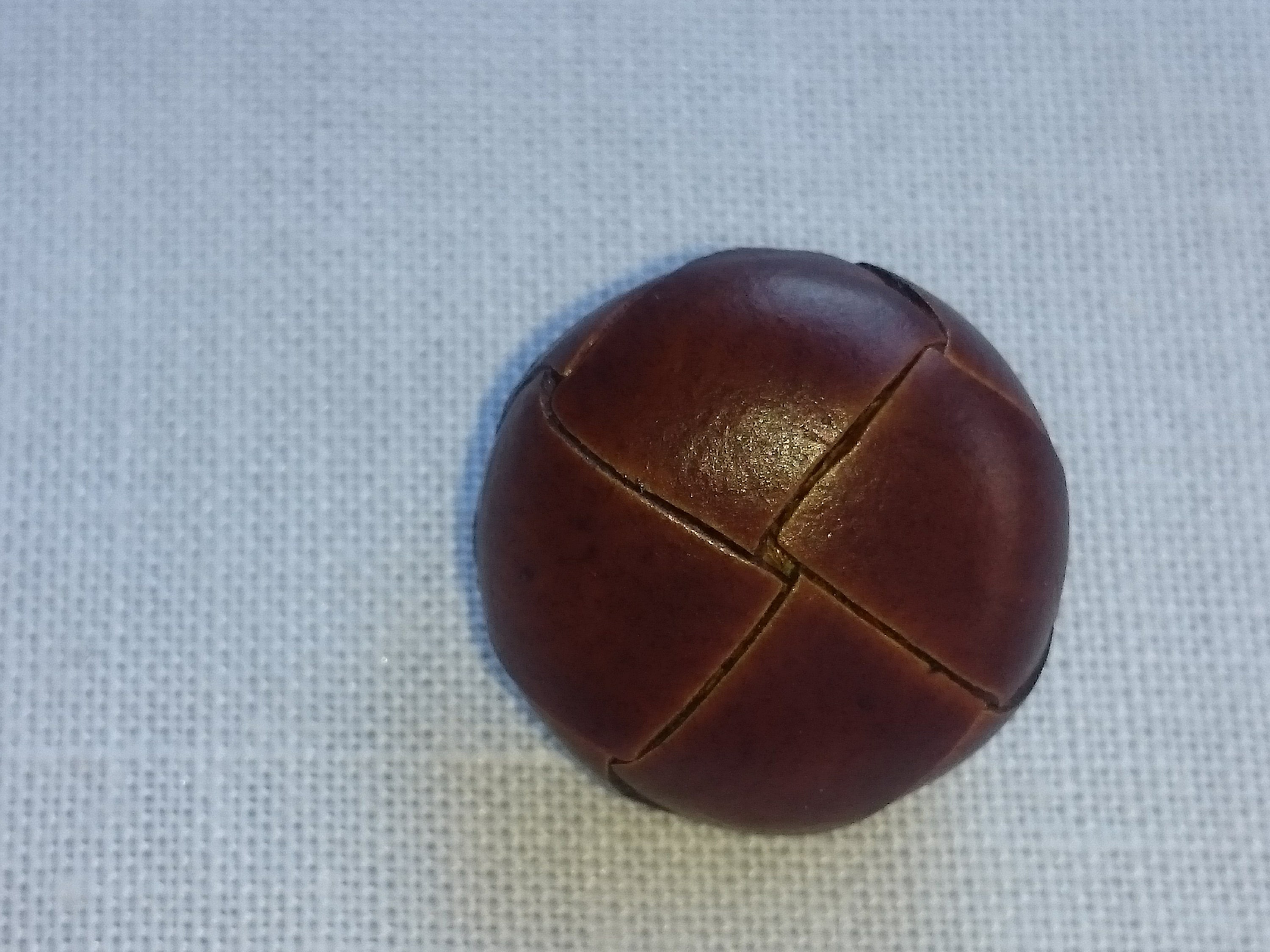 Leather Button. Available in Two Sizes. - Etsy UK