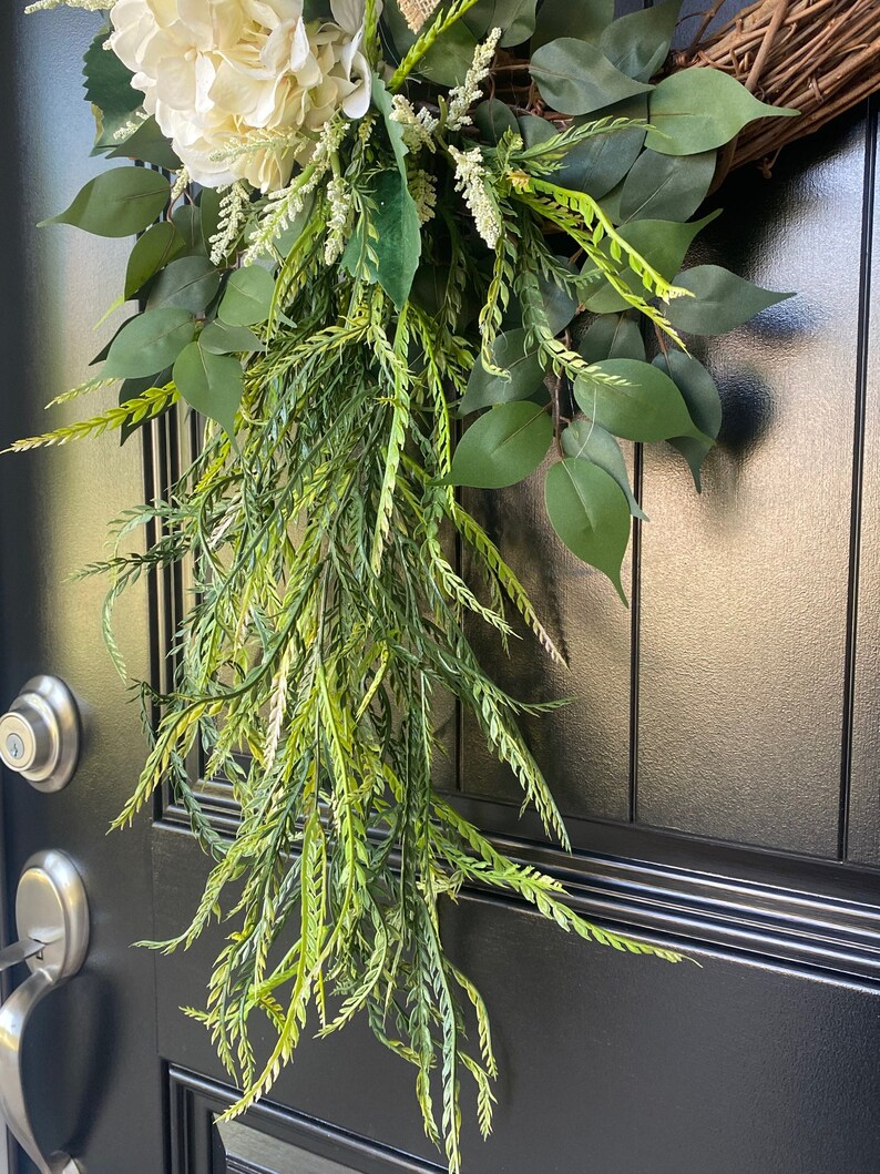 Everyday Wreath, Minimalist Wreath for Front Door, Neutral Color Design ...