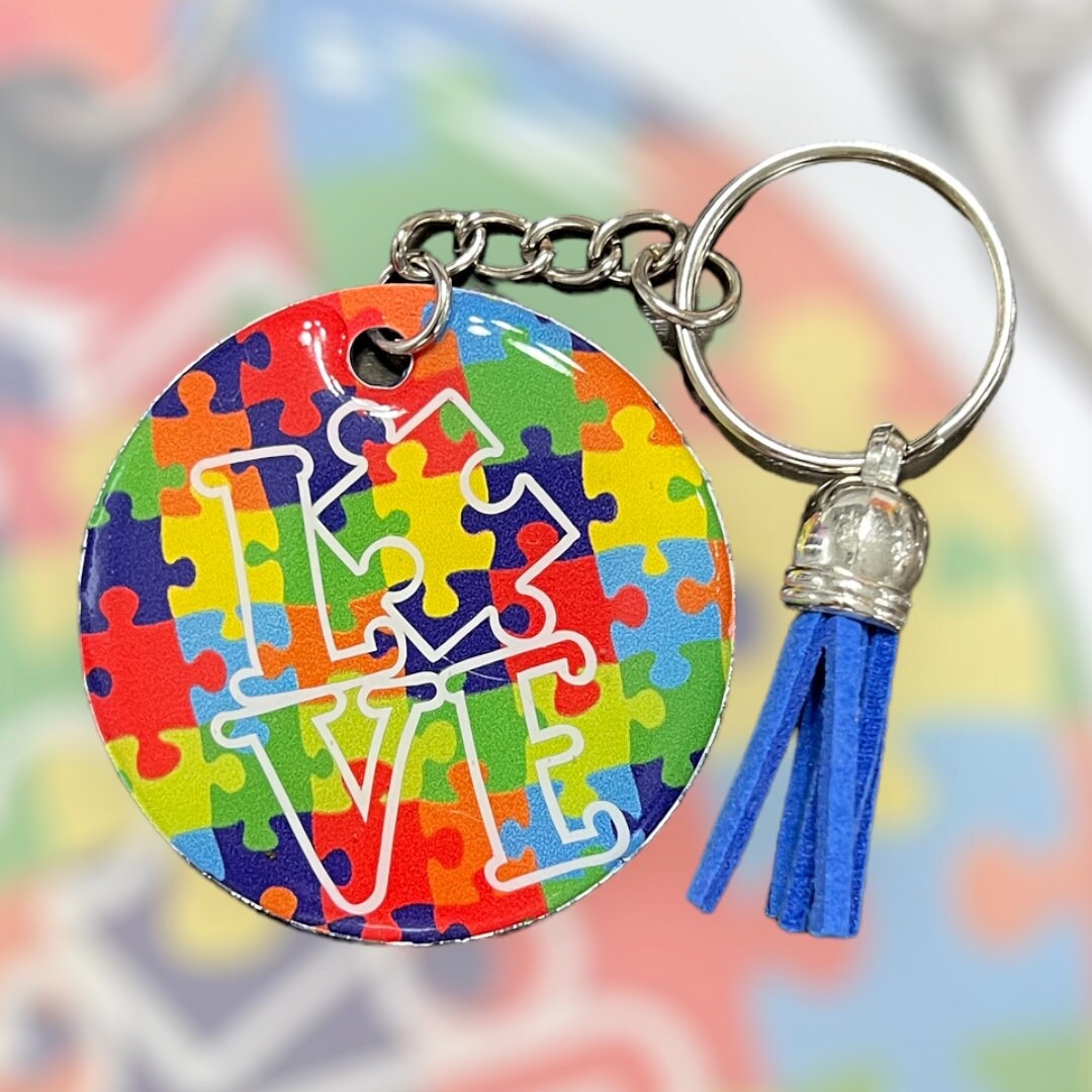 Autism Awareness Keychain - Etsy