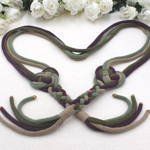 Eternity Handfasting Cord Bespoke 2 Eternity Knots With Room - Etsy