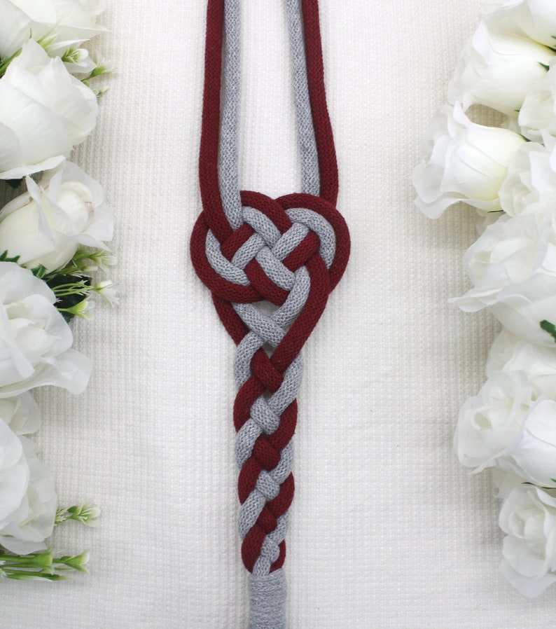 Handfasting Cord: 2 Eternity Knots, Personalized Wedding Colors - Etsy UK
