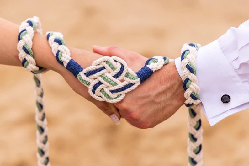 Handfasting Cords 2 Hearts Knot Custom Colors Wedding - Etsy