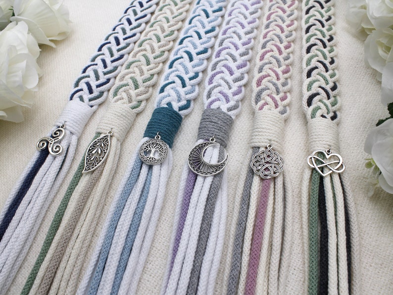 Custom Handfasting Cord in Your Colors Traditional Celtic | Etsy