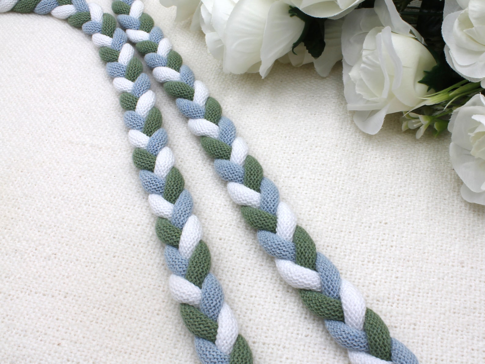 Custom Trinity Braid Handfasting Cord in Your Colors Option to ...