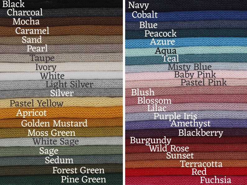 Handfasting Cords Set 4 Elements Earth Water Fire - Etsy