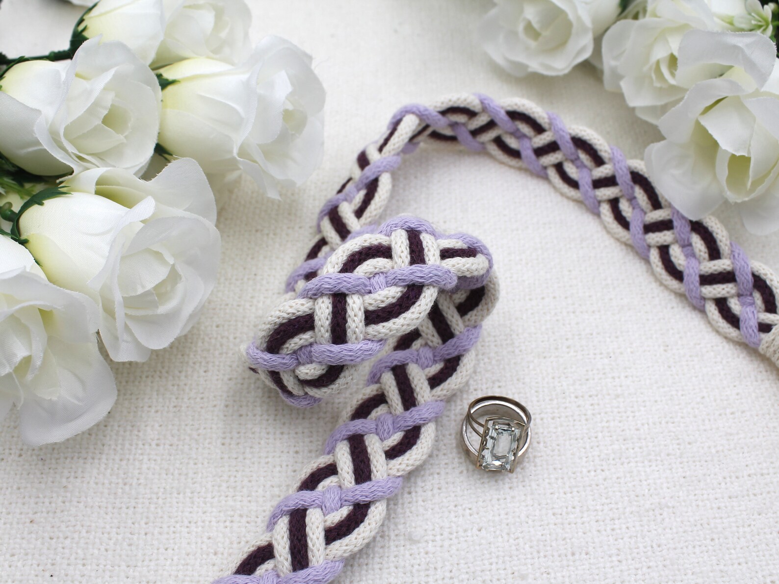 Custom 8-strand Handfasting Cord in Your Colors Personalize - Etsy