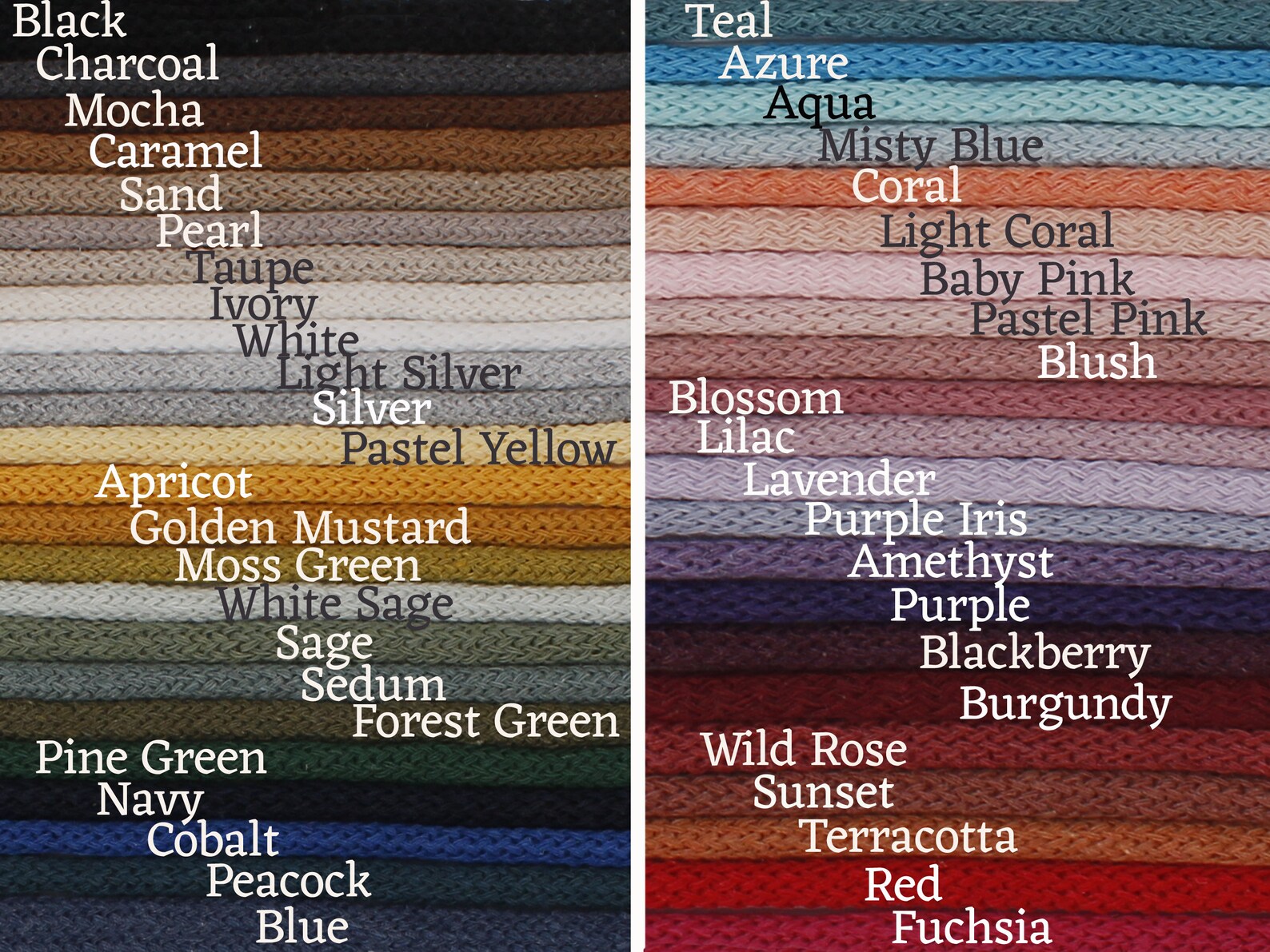 Custom 8-strand Handfasting Cord in Your Colors Personalize - Etsy