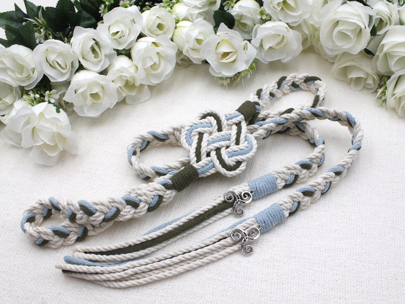 Handfasting Cords 2 Hearts Knot Custom Colors Wedding - Etsy