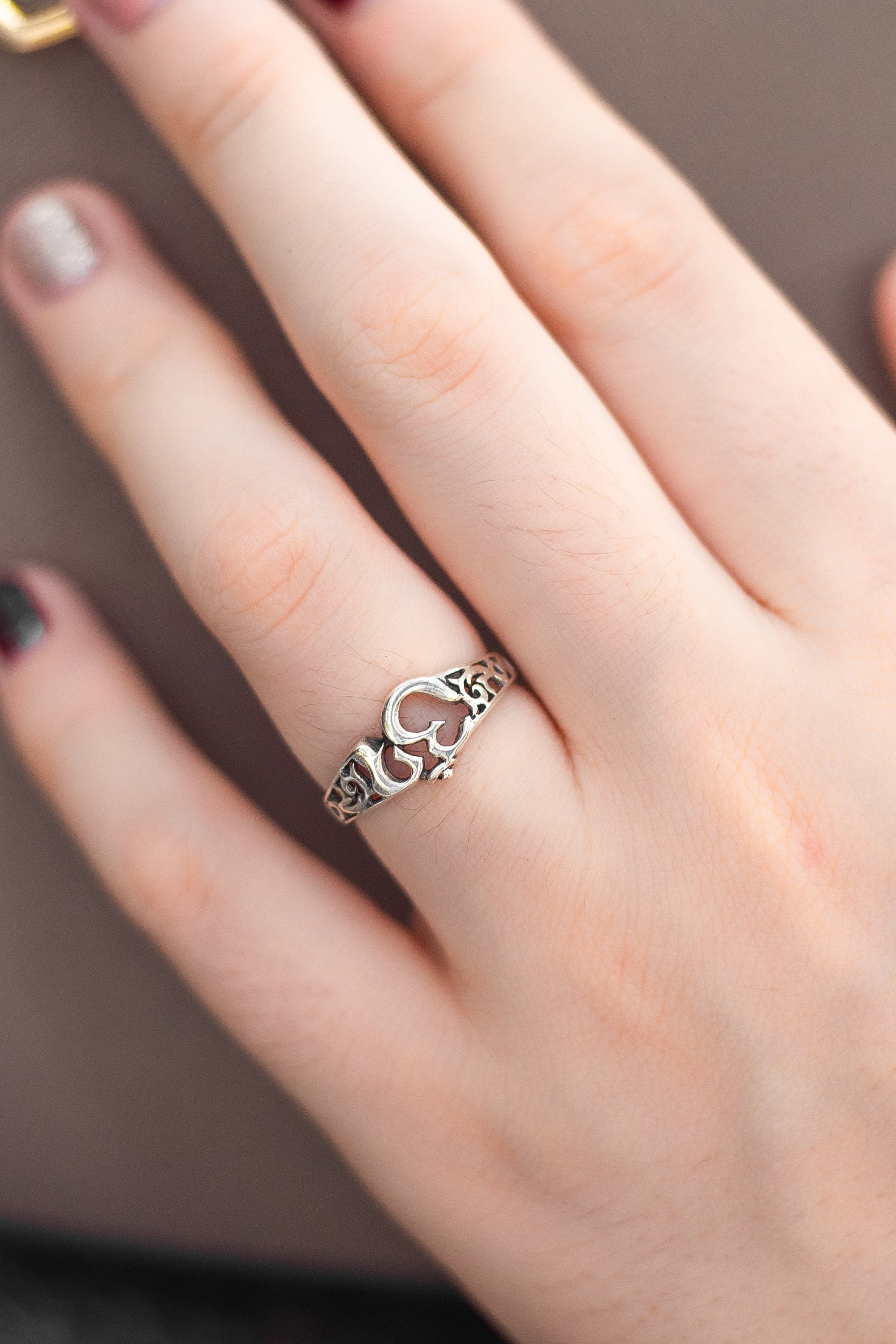 SUVANI Sterling Silver Aum Om Ohm Sanskrit Symbol Filigree - Etsy Ireland
