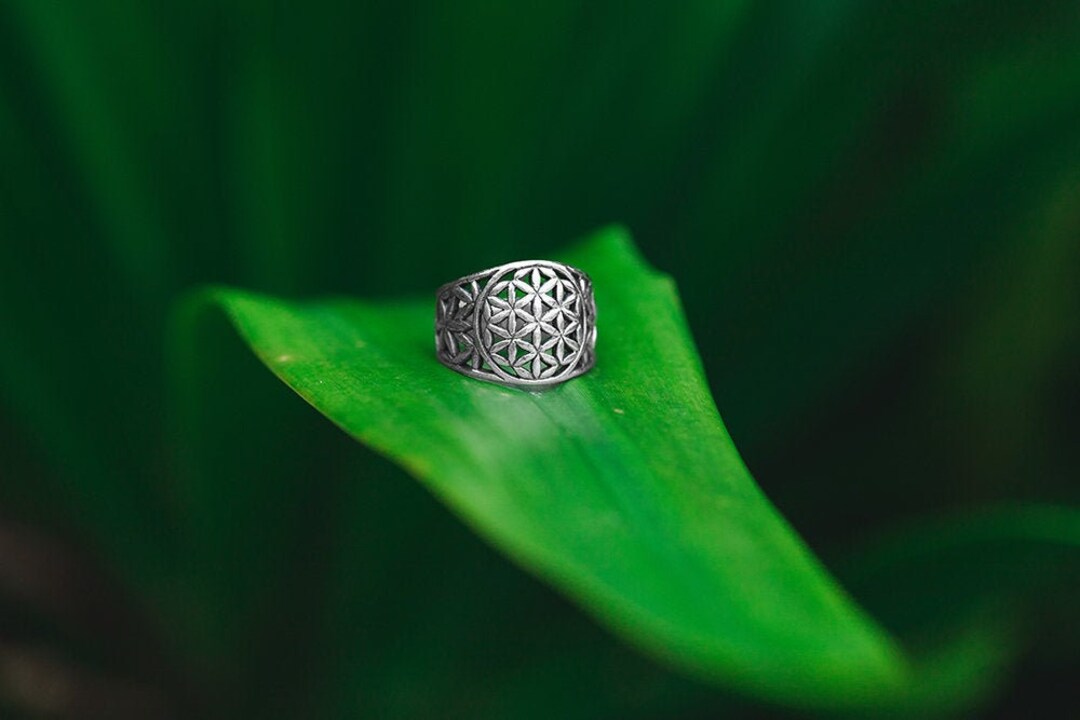 SUVANI 925 Sterling Silver Detailed Flower of Life Mandala Filigree ...