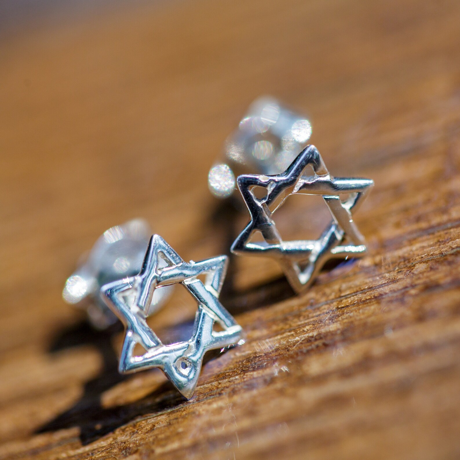 SUVANI 925 Sterling Silver Tiny Small Open Hexagram Geometric - Etsy