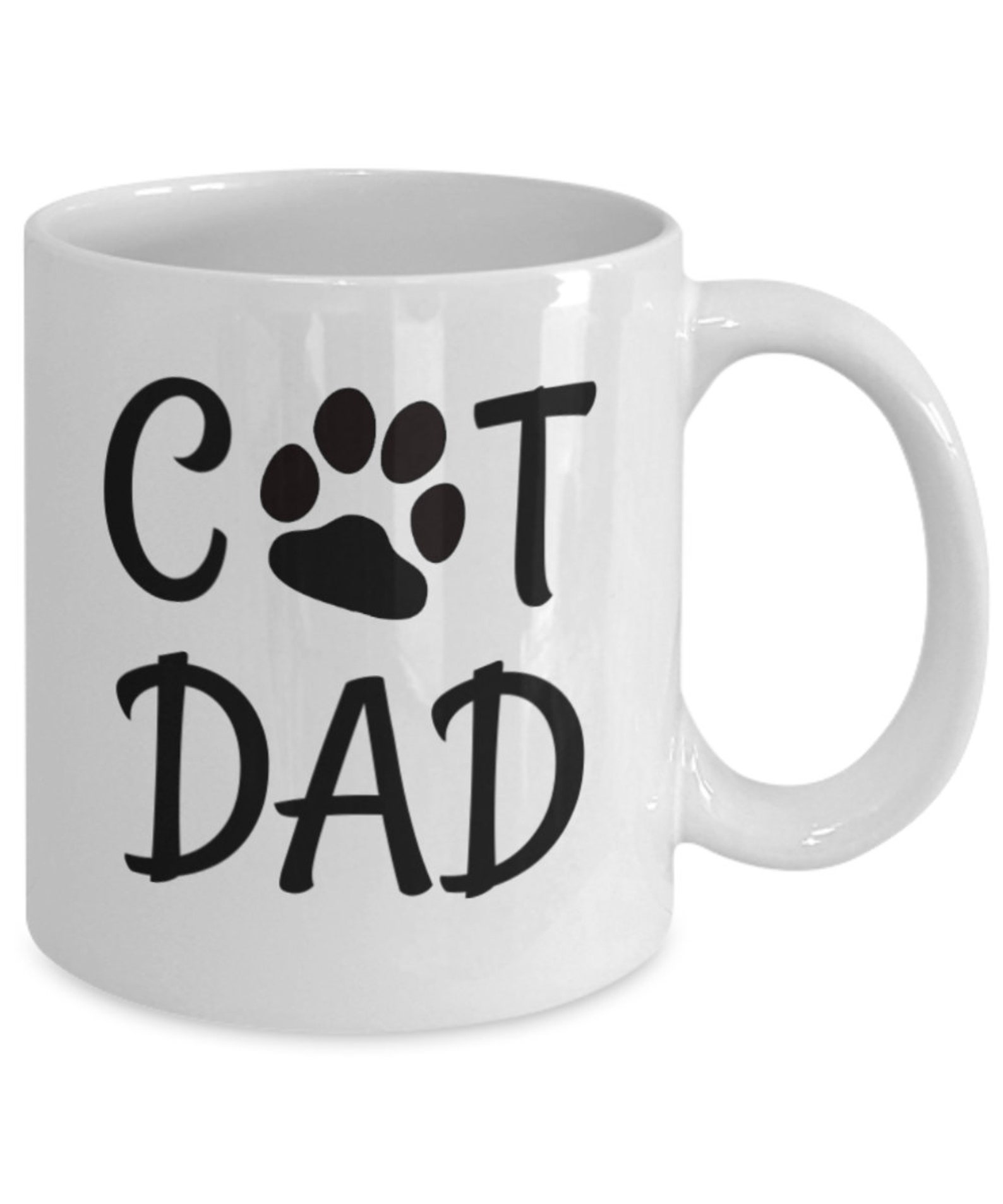 Personalized Cat Mug Cat Dad Mug Custom Cat Mug Cat Daddy Etsy