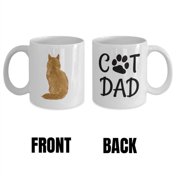 Personalized Cat Mug Cat Dad Mug Custom Cat Mug Cat Daddy Etsy