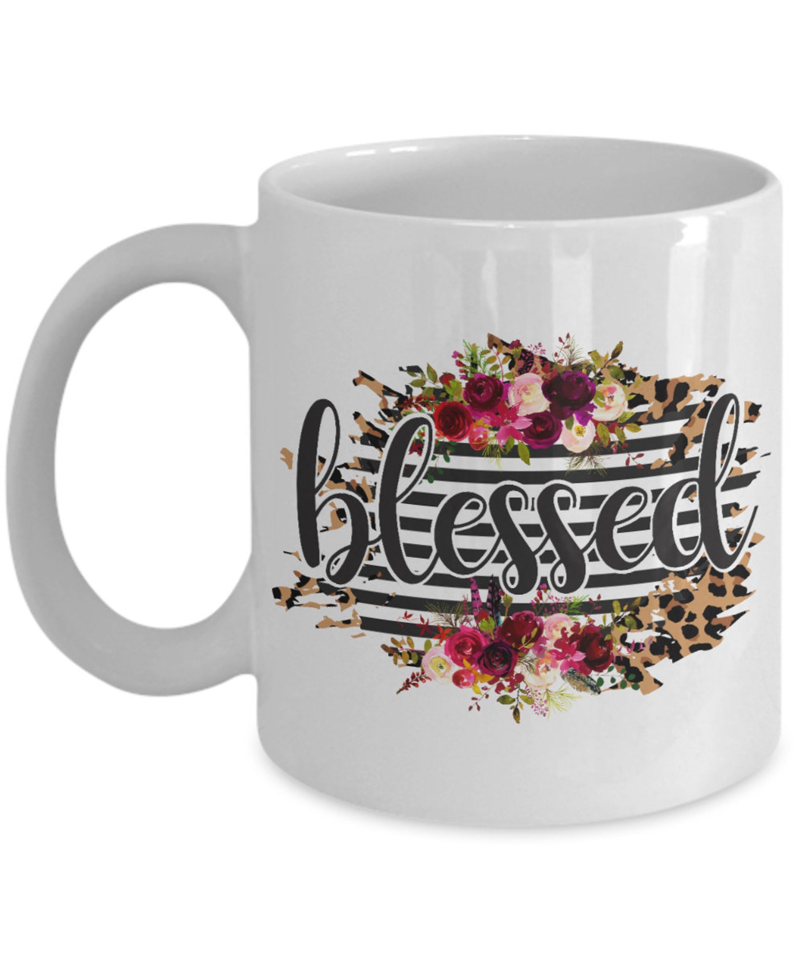 Blessed Mug Blessed Coffee Mug Thanksgiving Mug Blessed Mug Etsy
