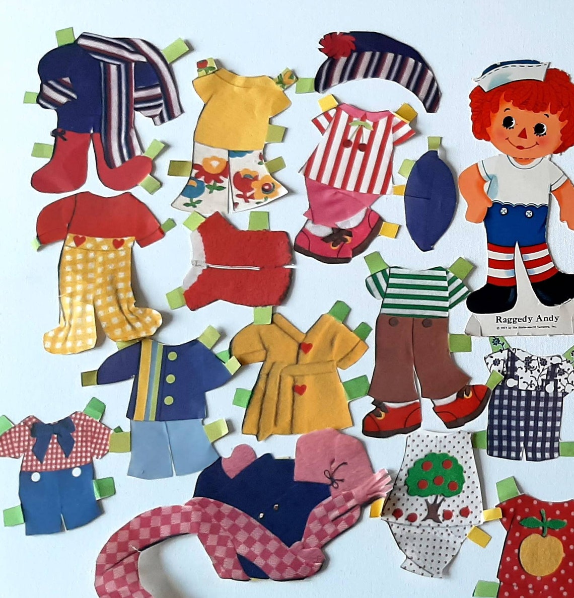 Vtg Raggedy Cardboard and Andy Lot - Etsy