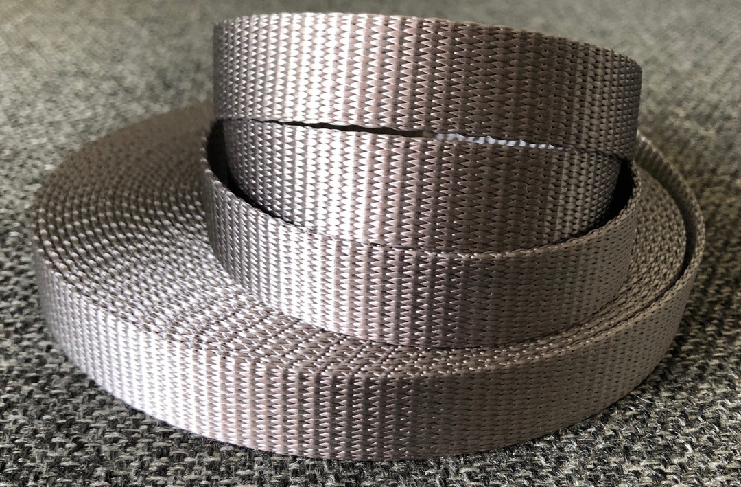 Webbing 25 Mm Wide Silver-grey - Etsy