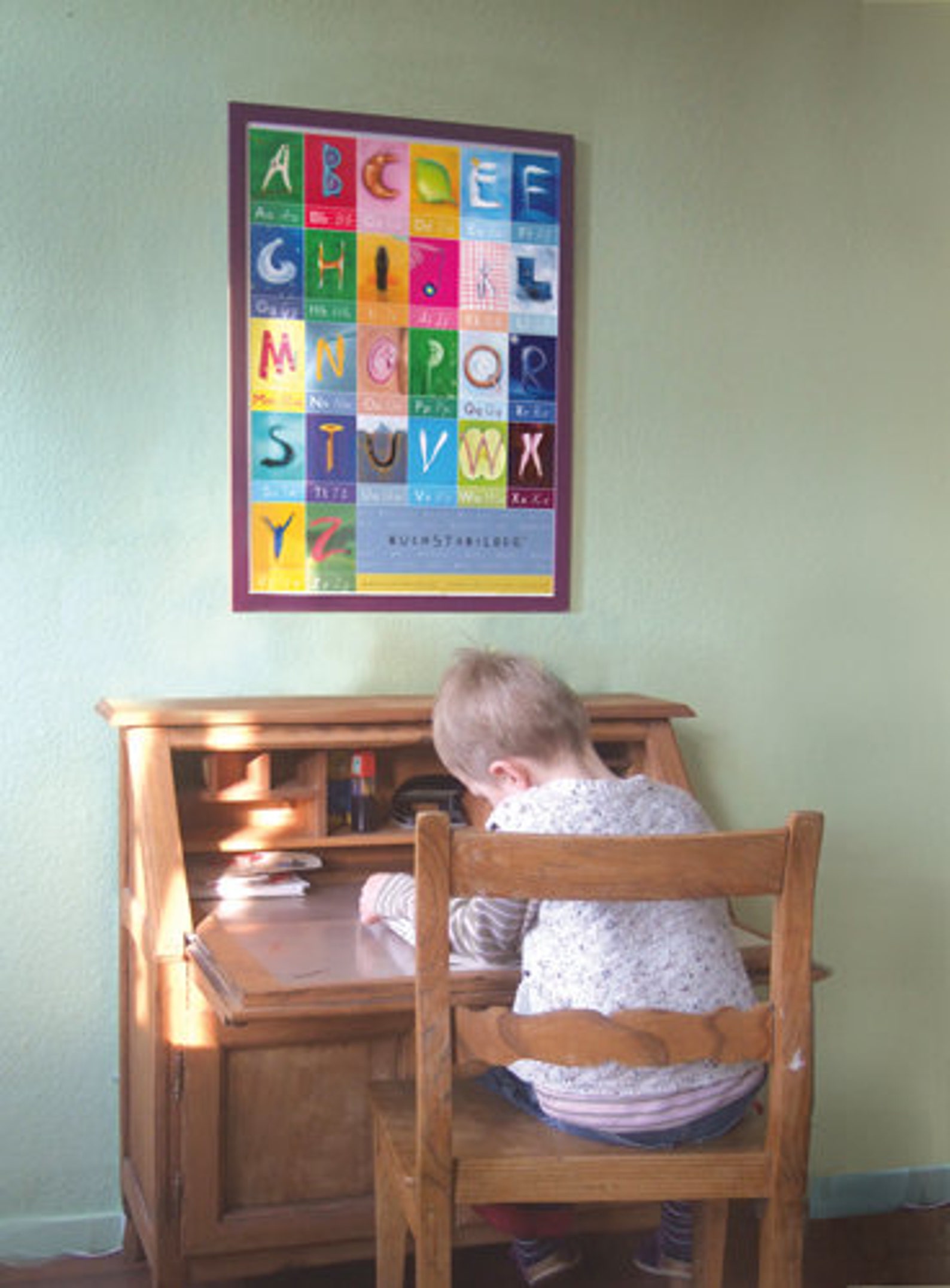 ABC-Poster, Buchstaben-Plakat, Schulanfang, zum Buchstaben lernen - Etsy.de