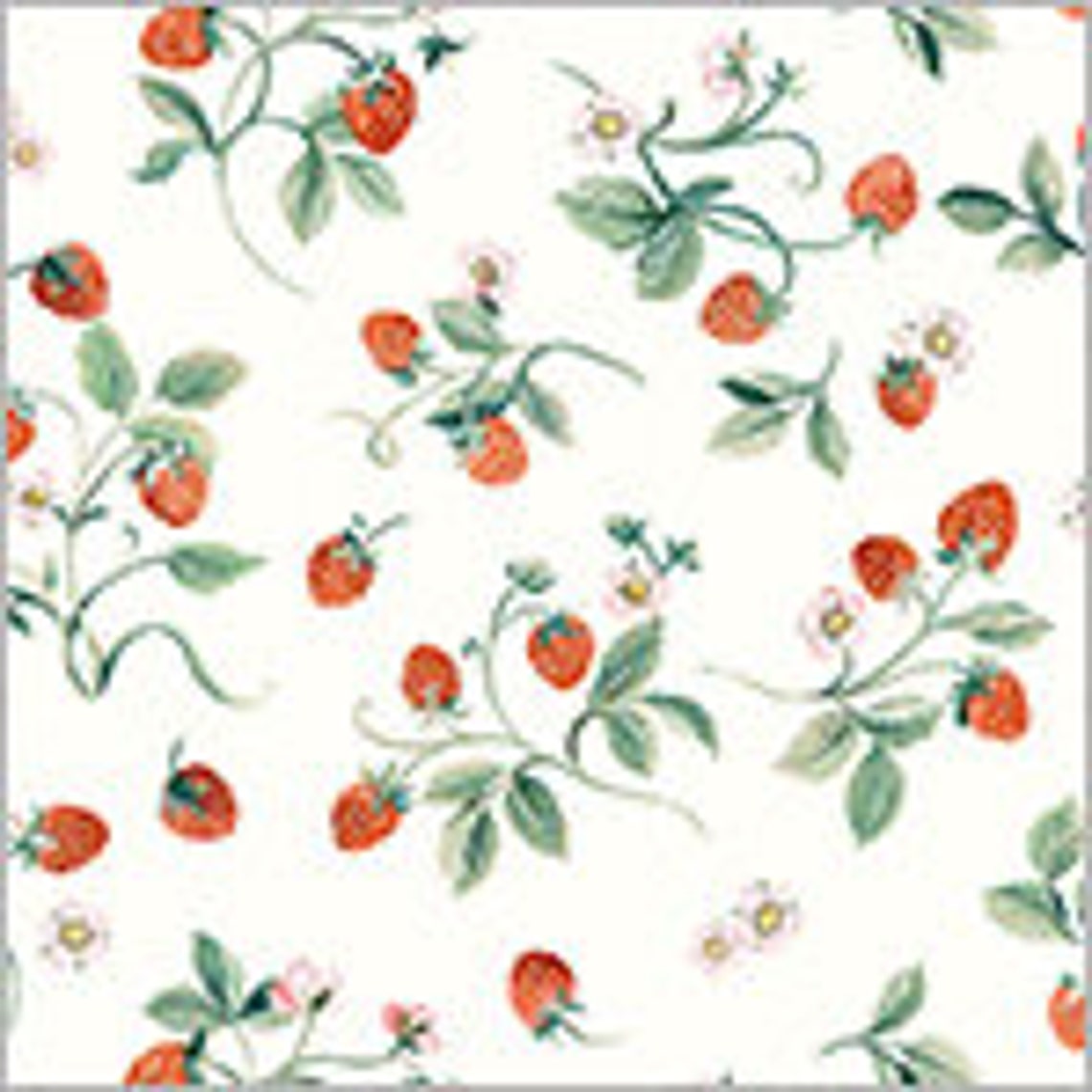 Strawberries (robin by Clare Therese Gray) - Etsy