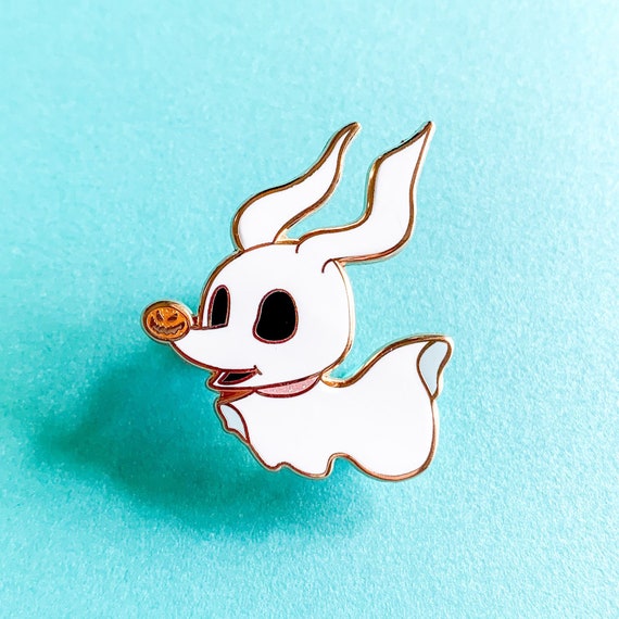 Zero the Ghost Dog Pin - Etsy