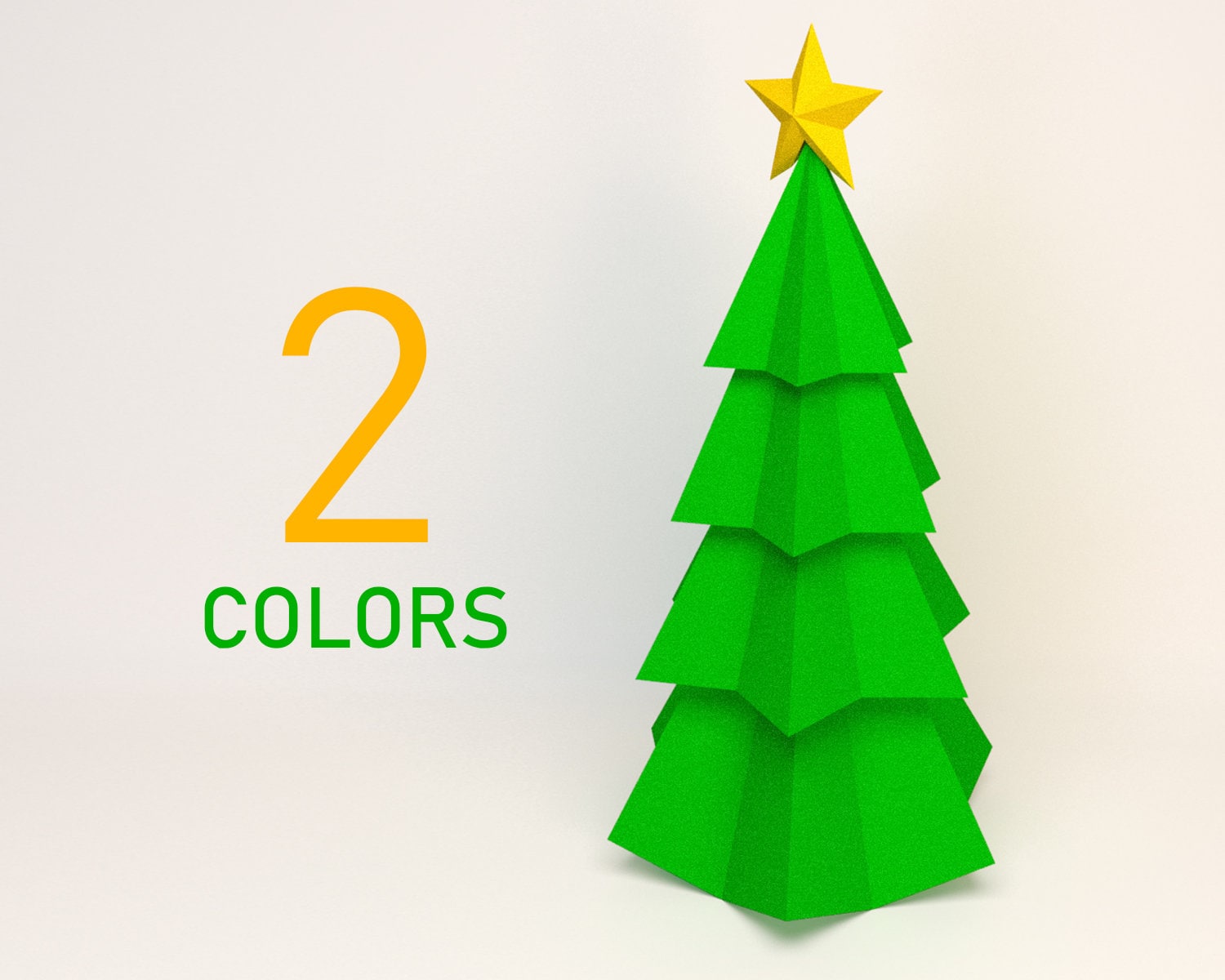 Papercraft Tree, Papercraft Christmas Tree, DIY Pdf, Home Decor, Paper ...