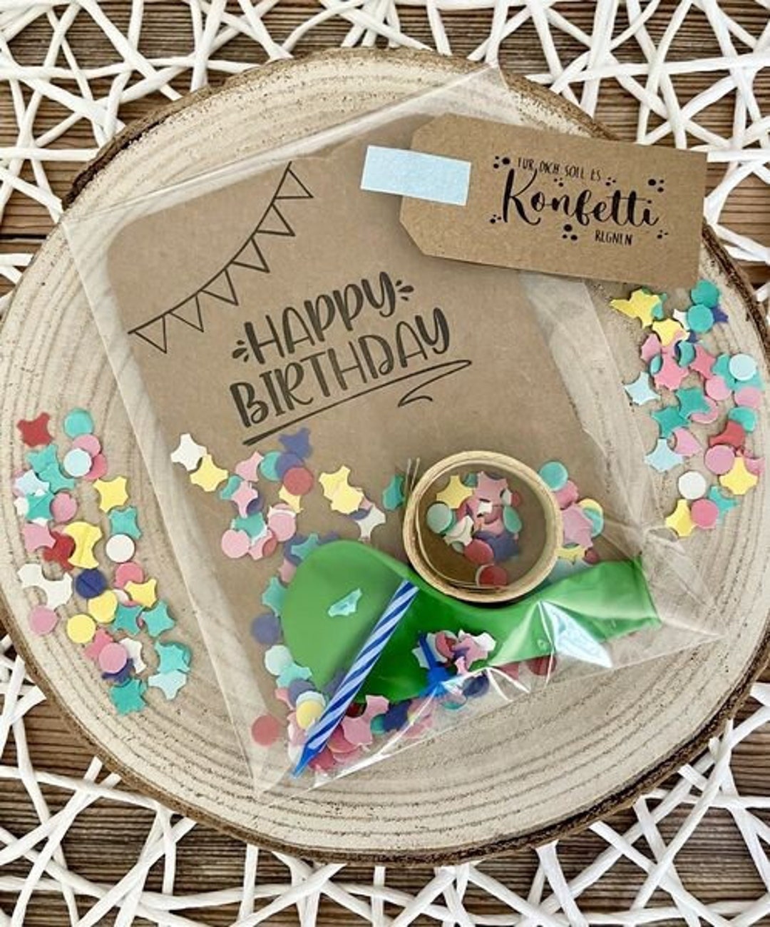 Geburtstag to go Geburtstag in der Tüte Mitbringsel - Etsy.de