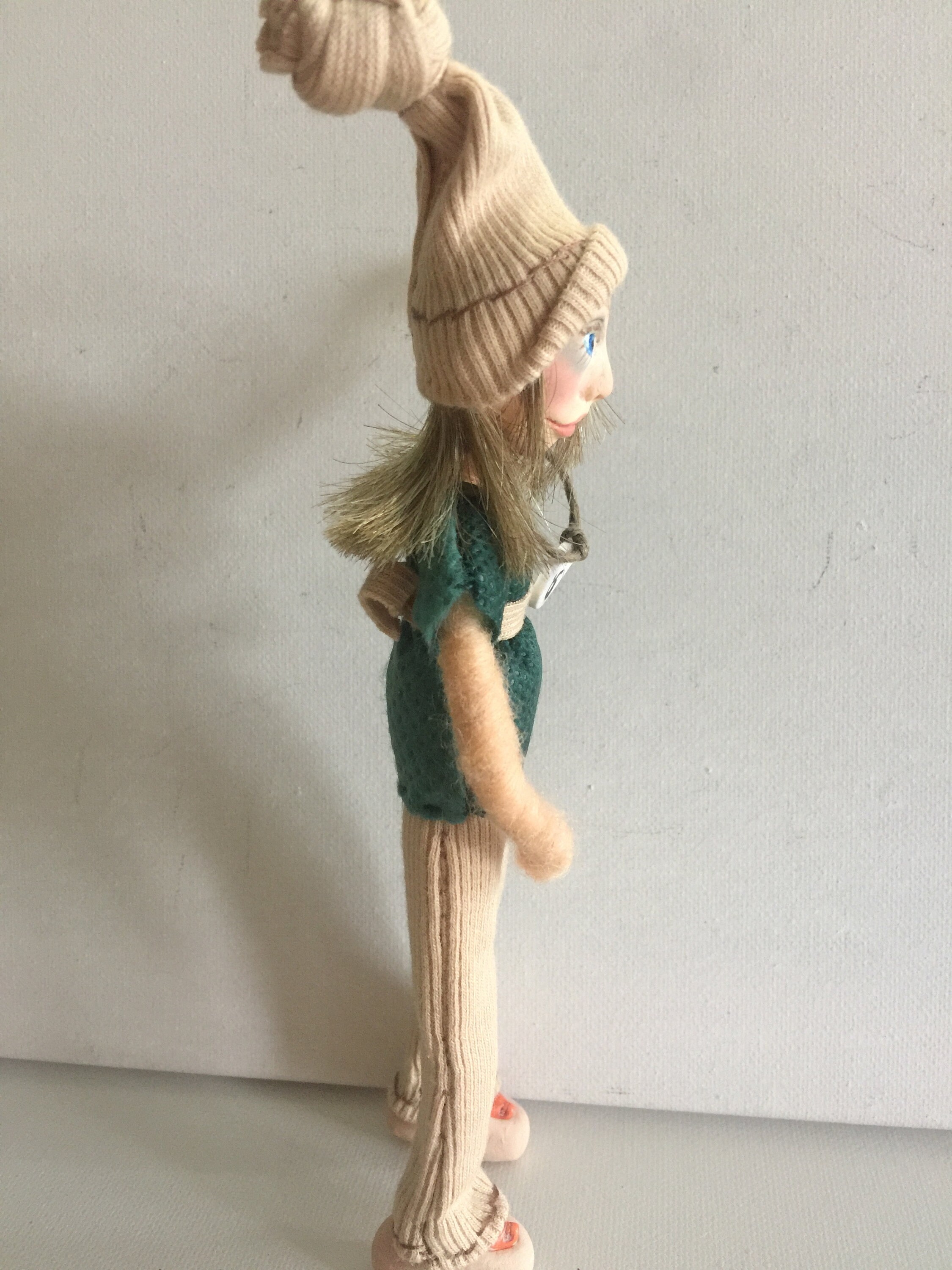 Taurus Good Luck Posable Doll, She Has Big Blue Eyes and Wears Earthy ...