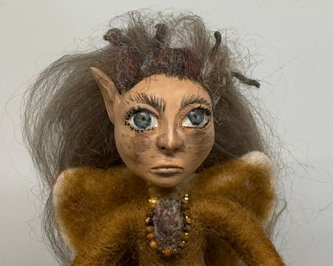 Woodland Elf, Good Luck Elf, Art Doll, Elf, Bespoke Doll, 6 Inch Doll ...