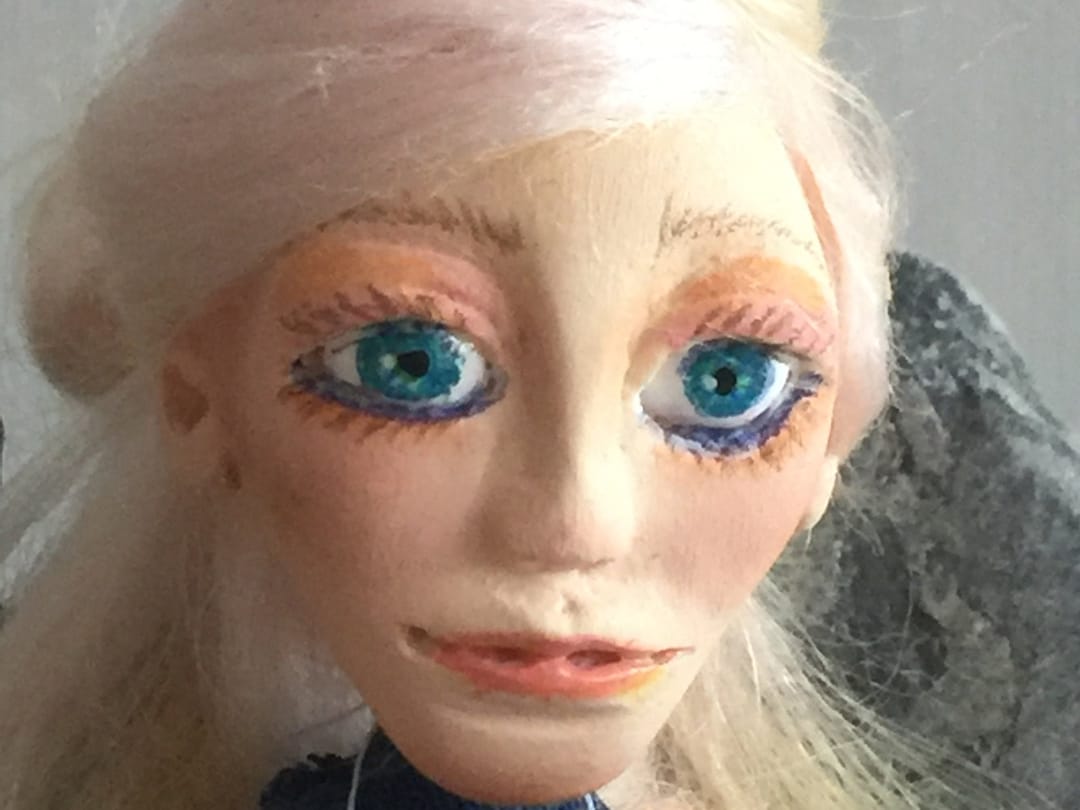 Cute Aquarius Good Luck Posable Doll, Little Doll, Art Doll, Zodiac ...