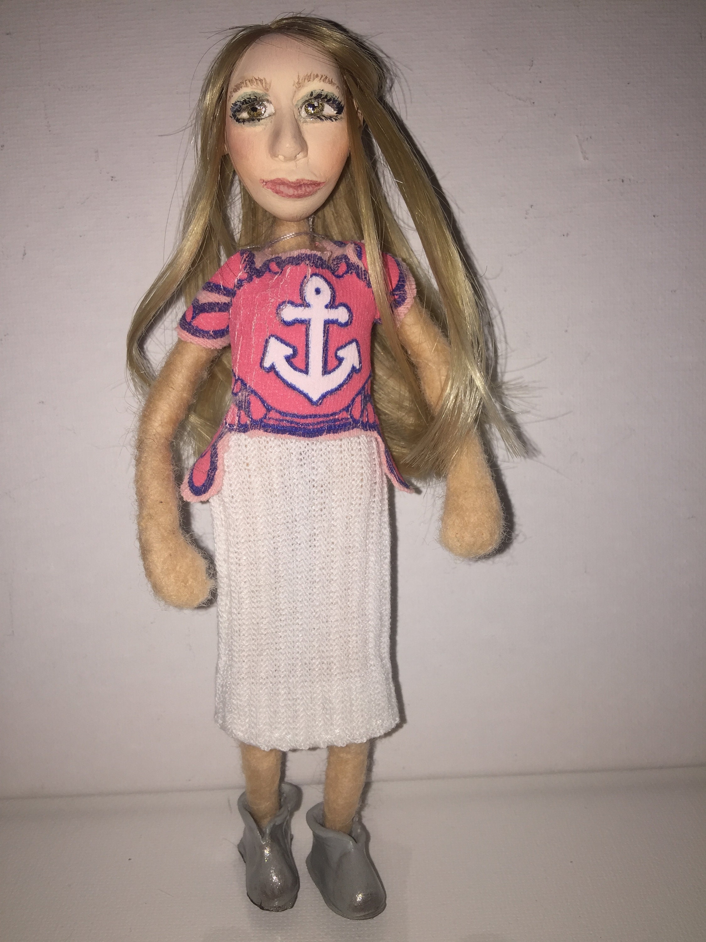 Cancer Good Luck Astrology Doll She Has Long Blond Hair and | Etsy