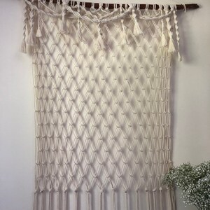 Macrame Curtain. Macrame Table Planner. Macrame Backdrop - Etsy