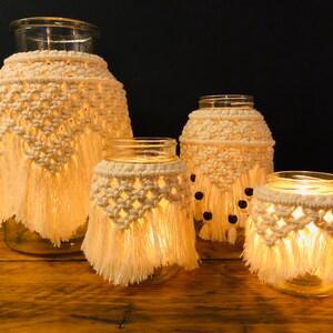 Macrame Vase Jars. Macrame Lanterns - Etsy