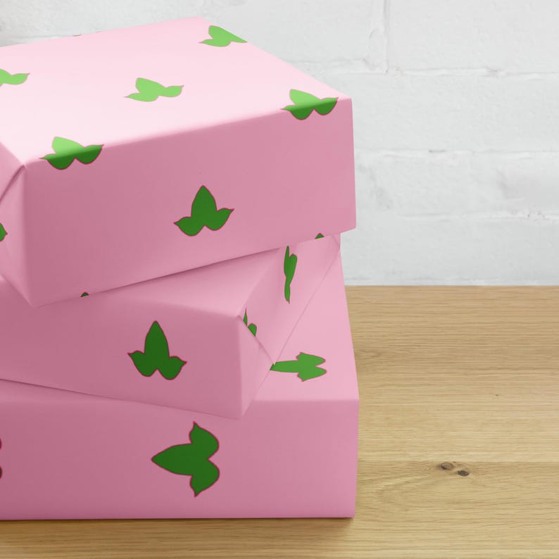 AKA Wrapping Paper Sheets With Elegant Ivy Leaves - Etsy